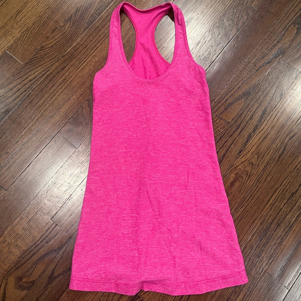 Lululemon Pink Razorback Tank - Gem